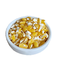 Flaking grits for snacks: breakfast cereals, cornflakes or puffed cakes