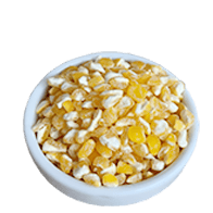 Flaking grits for snacks: breakfast cereals, cornflakes or puffed cakes
